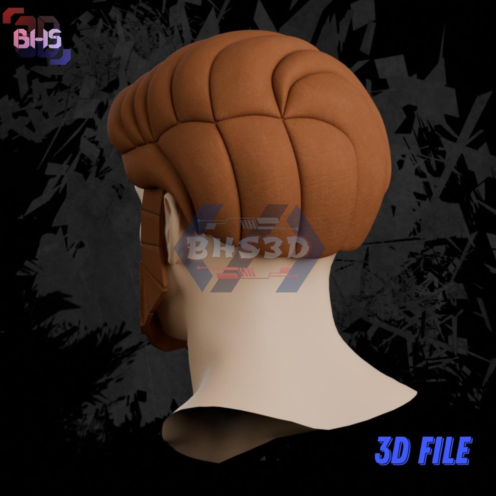 Obi Wan Clone Wars Hair 3D STL File Digital Download - Etsy Canada