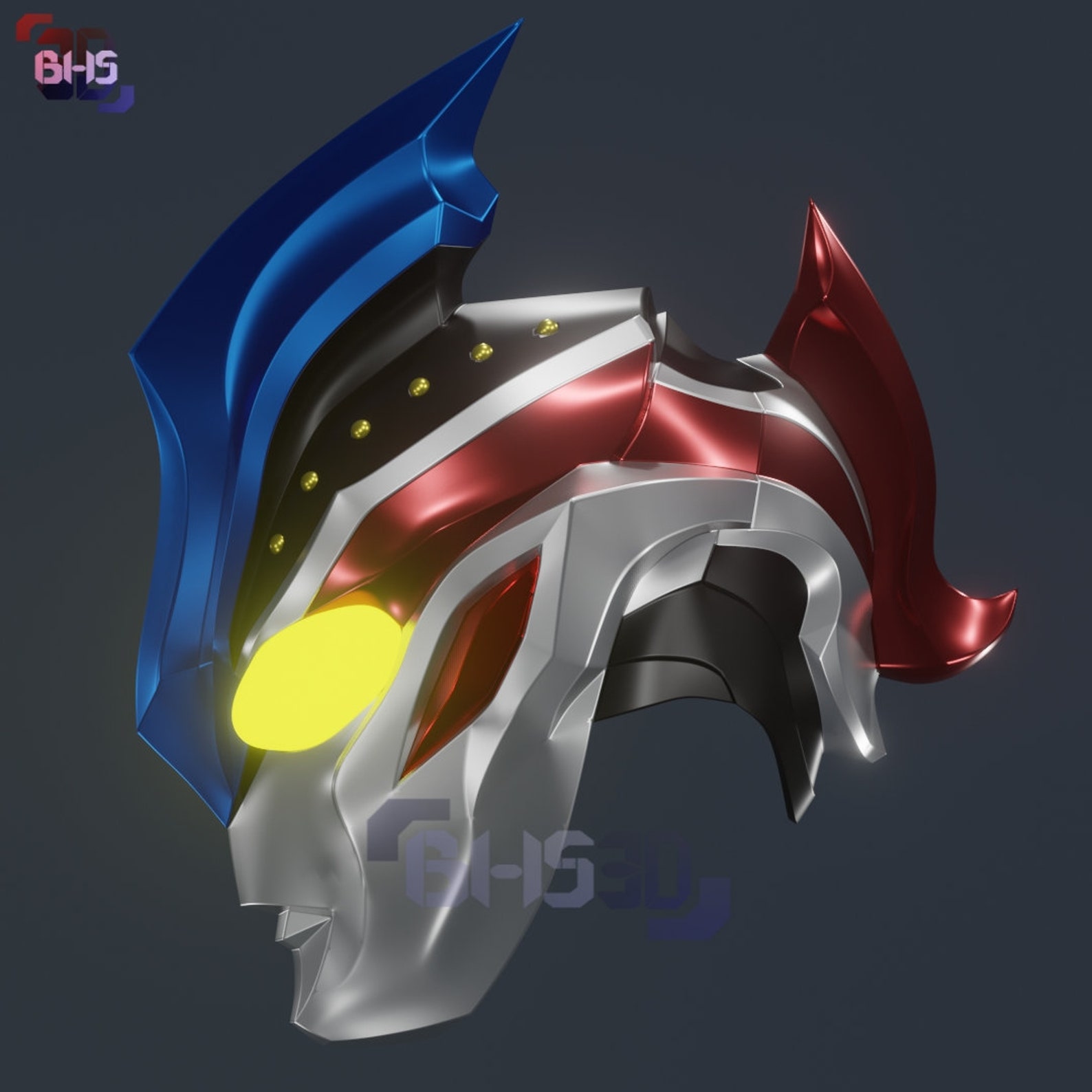 Ultraman Ginga Victory Helmet 3D Digital Download - Etsy