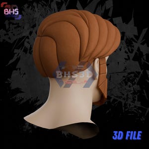 Obi Wan Clone Wars Hair 3D STL File Digital Download - Etsy Canada