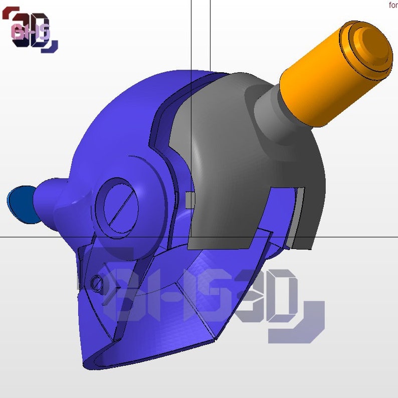 Robot Invincible Helmet 3D Digital Download - Etsy