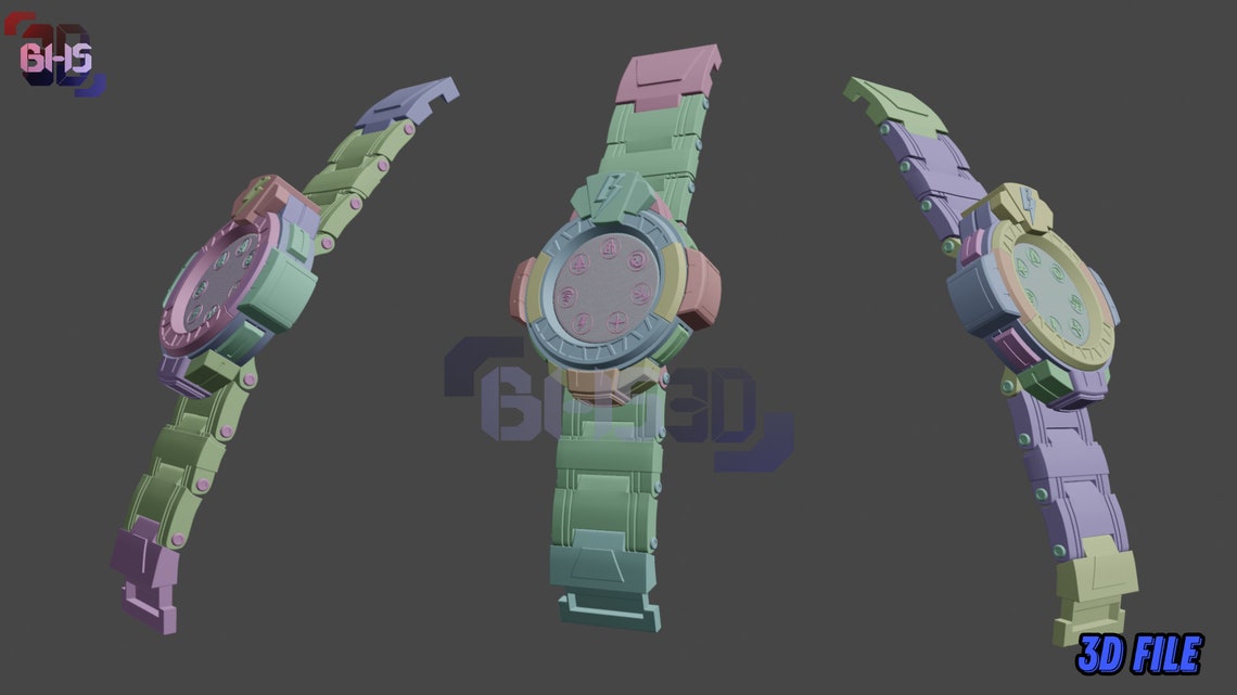 Boboiboy Galaxy Watch 3D File Digital Download - Etsy