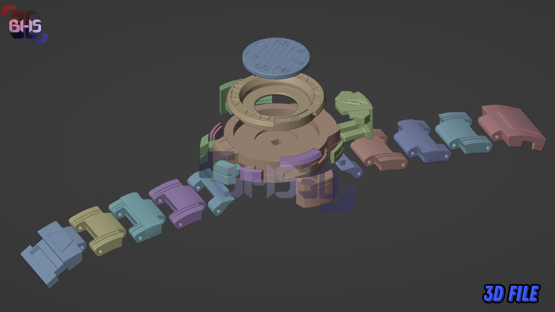 Boboiboy Galaxy Watch 3D File Digital Download - Etsy