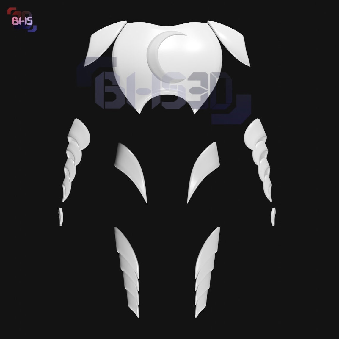 Moonknight Armor 3D - Etsy