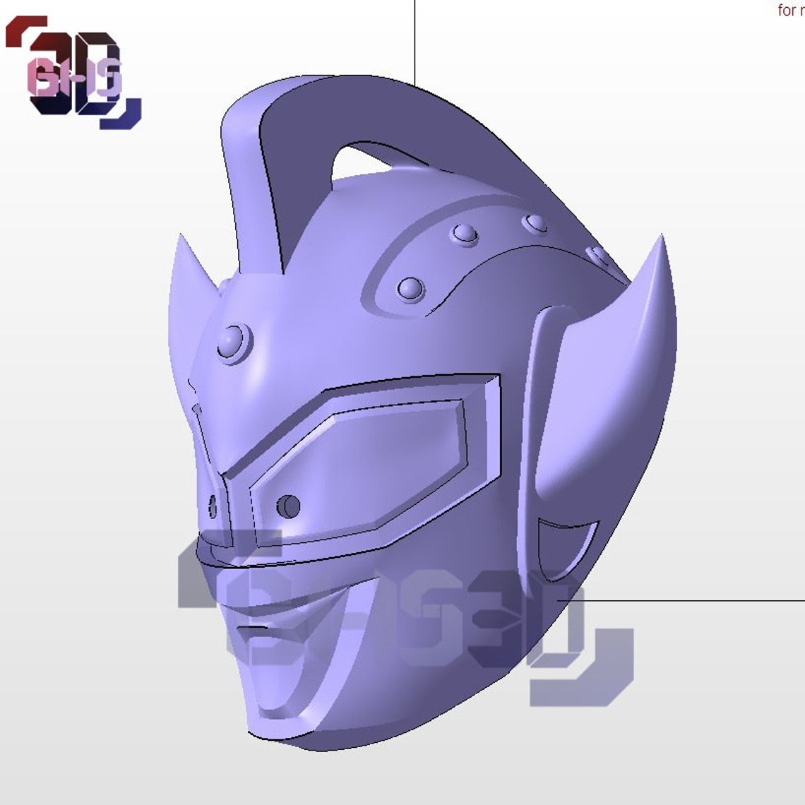 Ultraman Taro Mask Little Version 3D Digital Download - Etsy