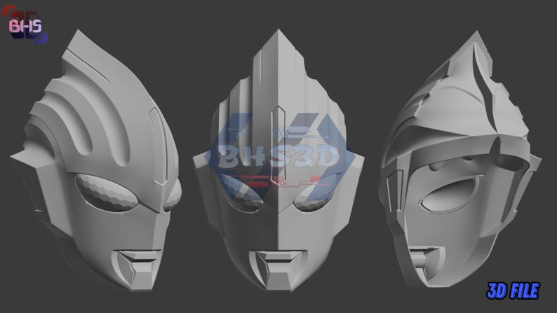 Ultraman ORB Helmet 3D STL File Digital Download - Etsy Canada