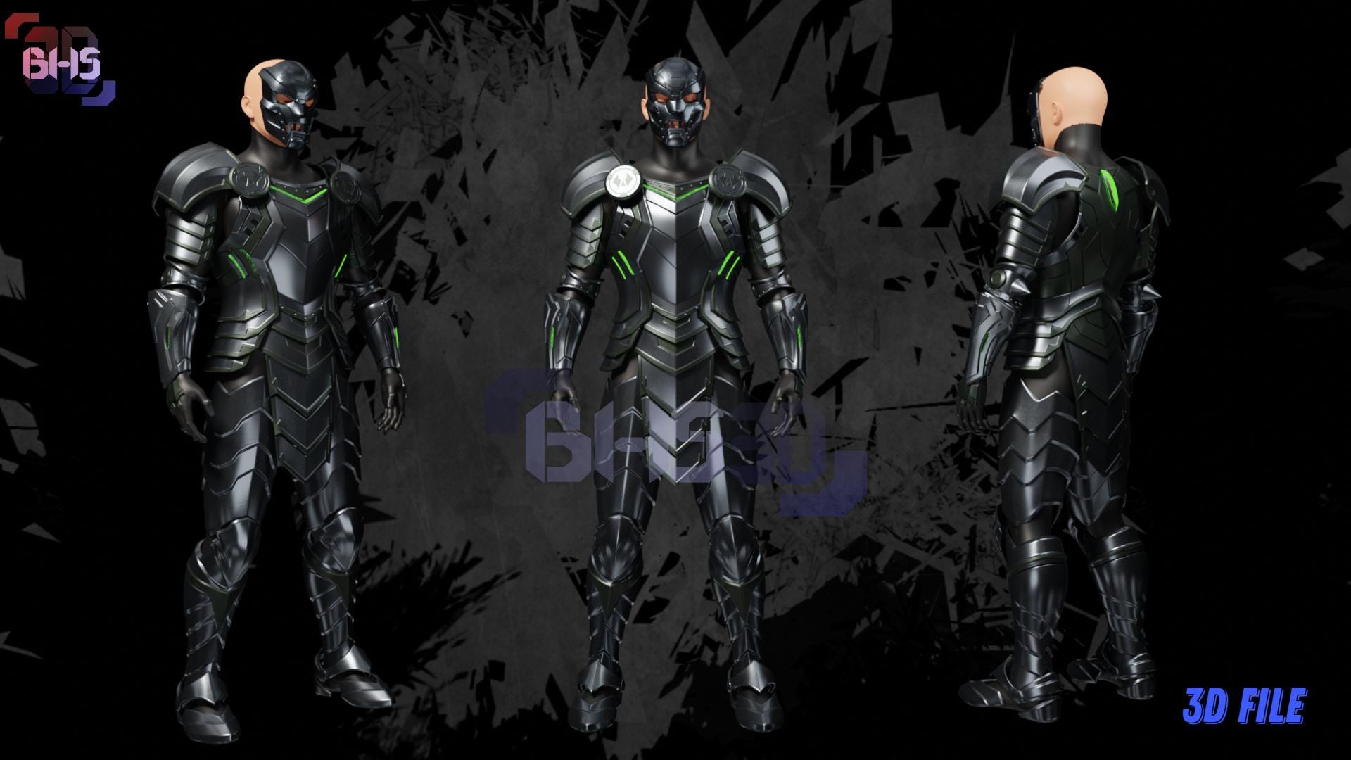 Absolute Doom Set Armor 3D STL File Digital Download - Etsy