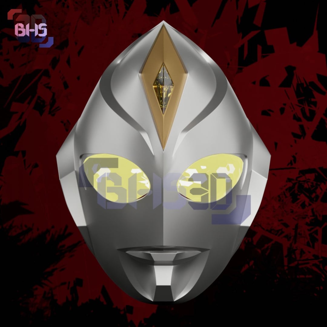 Ultraman DYNA Helmet 3D File Digital Download - Etsy