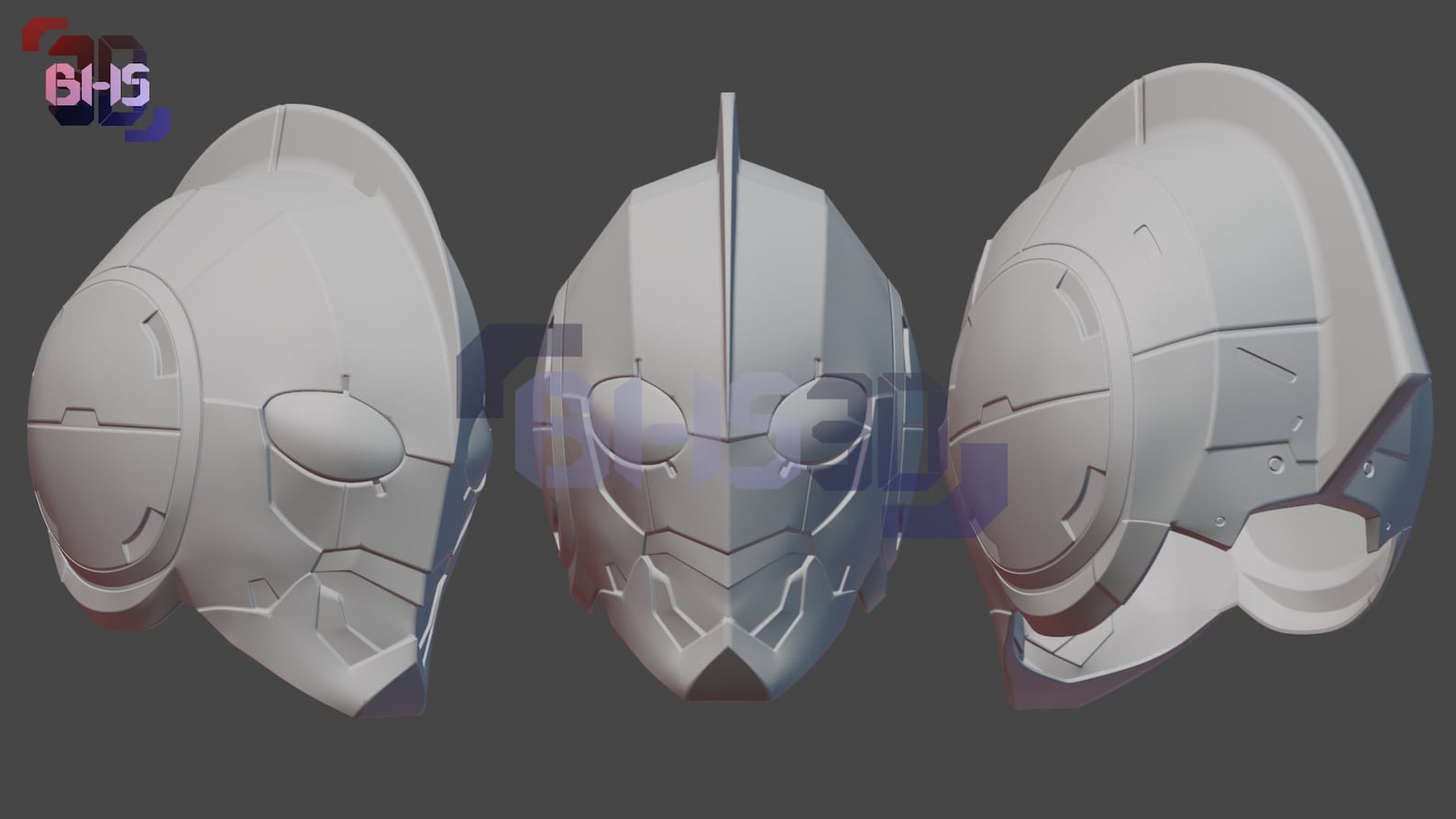 Ultraman Suit Type C Helmet 3D Digital Download - Etsy