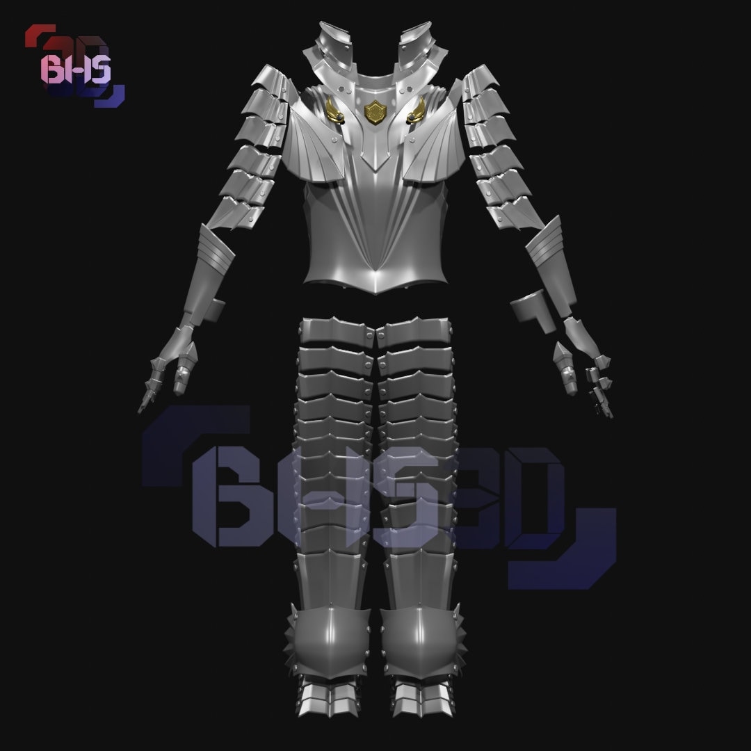 Griffith Armor 3D File Digital Download (read Item Details) - Etsy