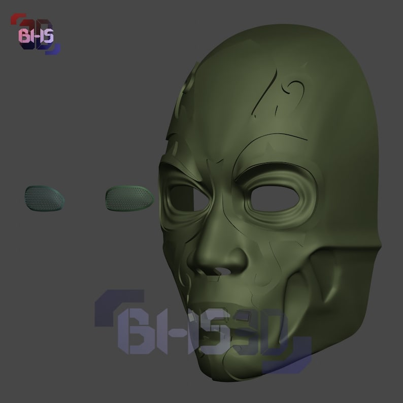 Death Eaters Mask Lucius Malfoy 3D - Etsy