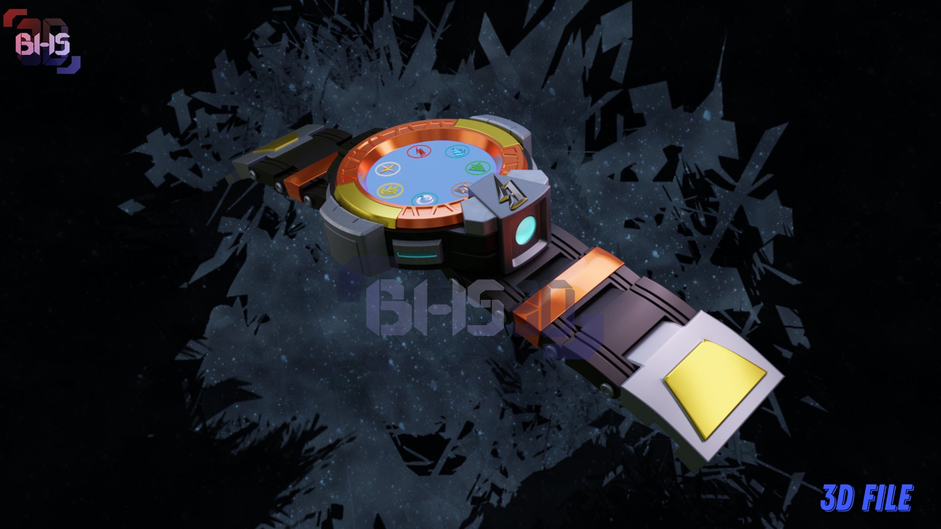 Boboiboy Galaxy Watch 3D File Digital Download - Etsy