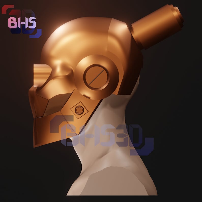 Robot Invincible Helmet 3D Digital Download - Etsy