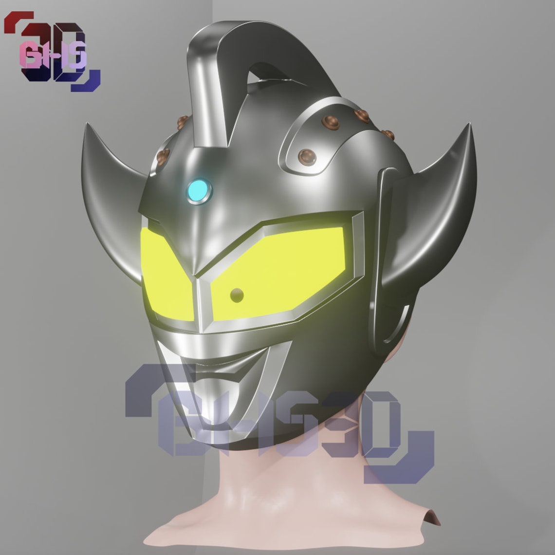 Ultraman Taro Mask Little Version 3D Digital Download - Etsy