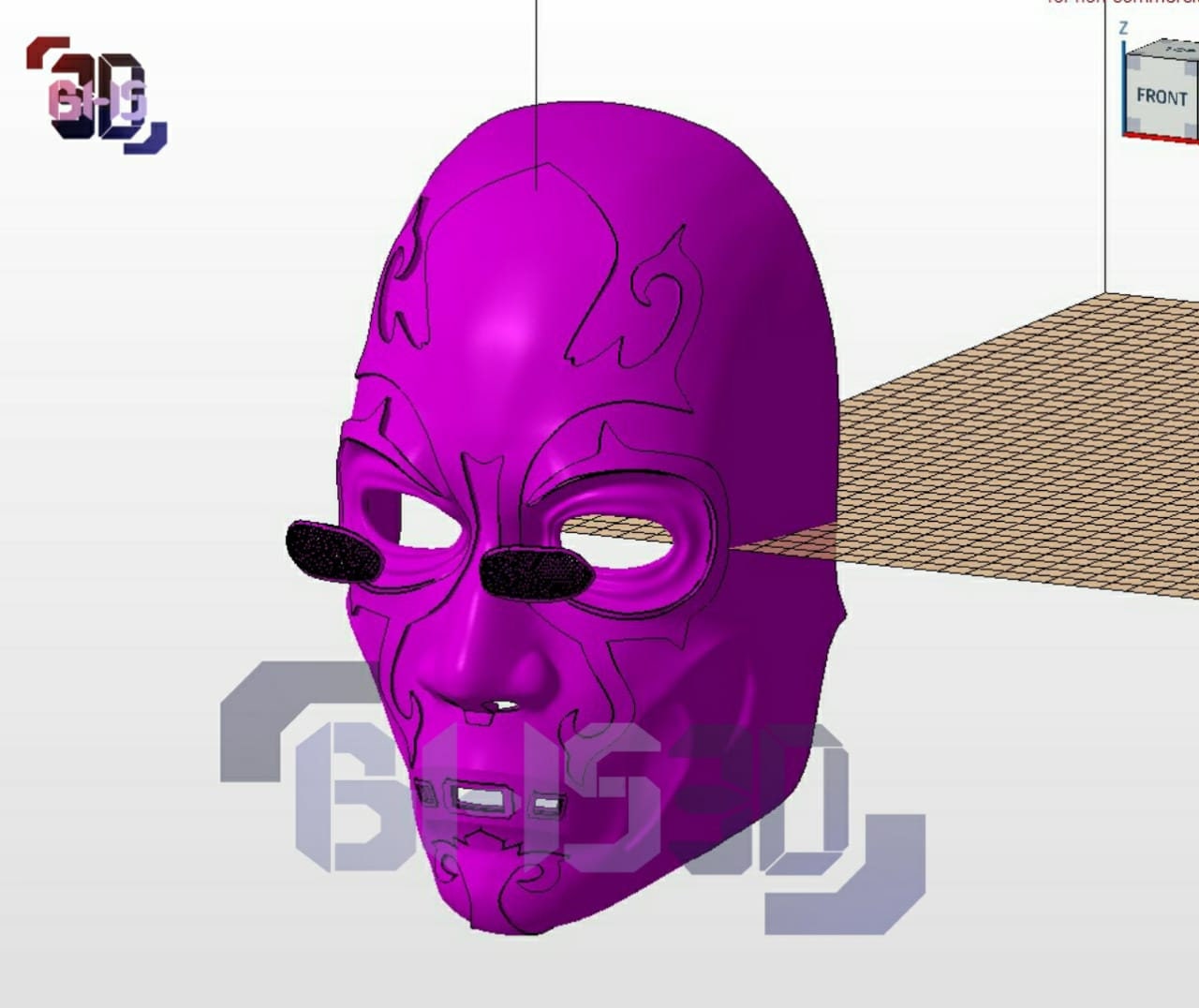 Death Eaters Mask Lucius Malfoy 3D - Etsy UK