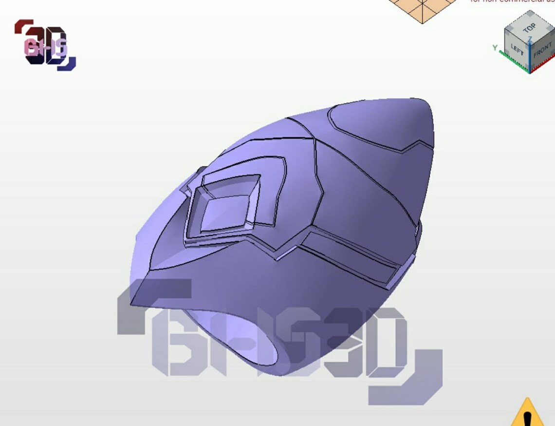 Zero MVC Helmet 3D Digital Download - Etsy