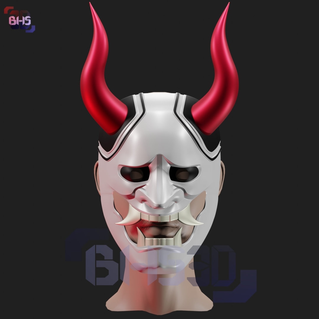 Yamato One Piece Mask and Weapon - Etsy