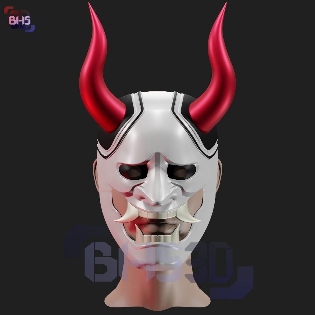 Yamato One Piece Mask and Weapon - Etsy