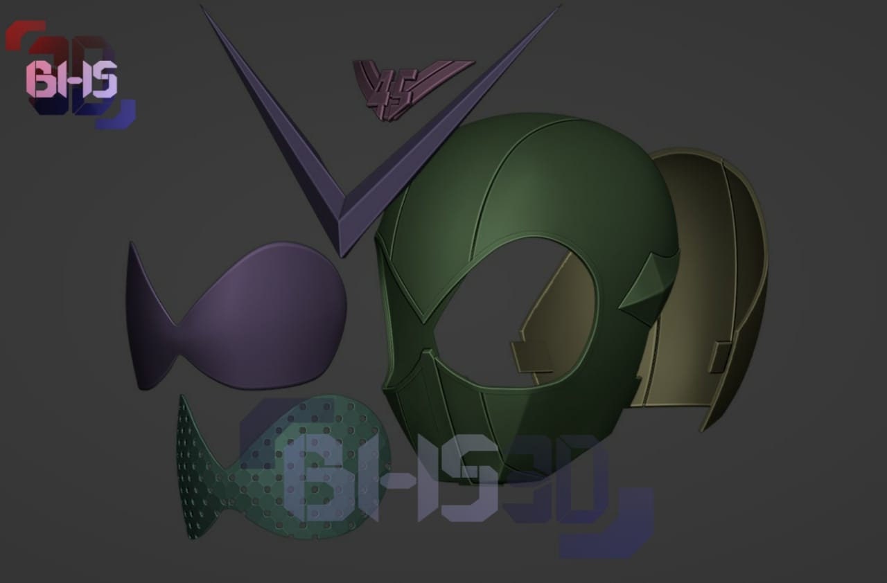 Zenkaiger Helmet 3D Digital Download - Etsy