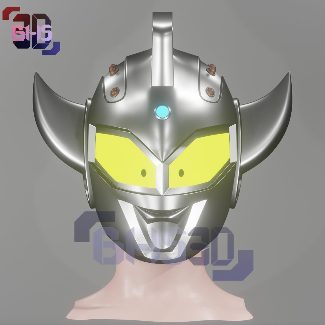 Ultraman Taro Mask Little Version 3D Digital Download - Etsy