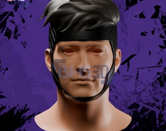 Gambit, Full Face and Neck Piece 3D Print - Etsy