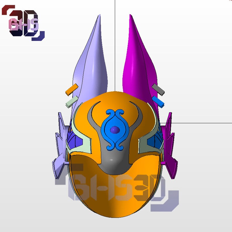 Cyno Original Helmet 3D Digital Download - Etsy