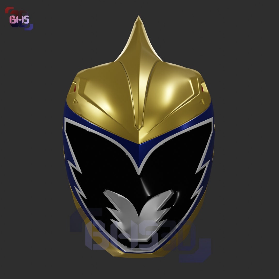 Kyoryu Gold Helmet 3D Digital Download - Etsy