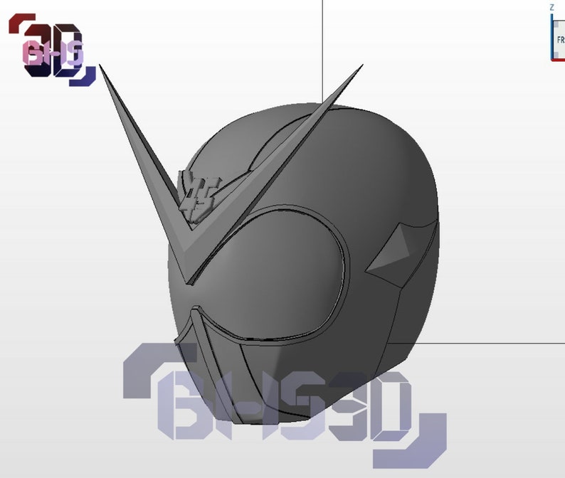 Zenkaiger Helmet 3D Digital Download - Etsy