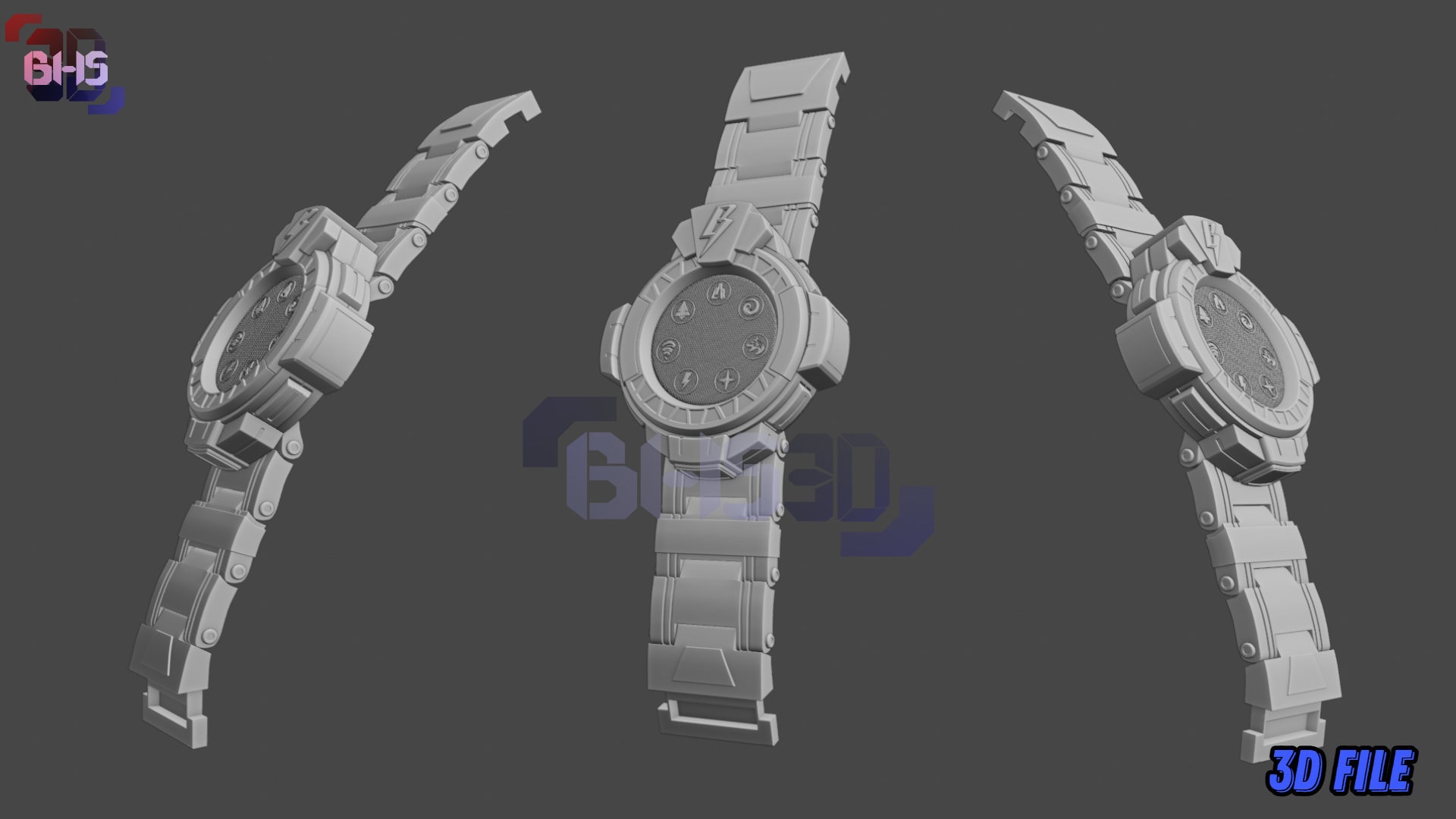 Boboiboy Galaxy Watch 3D File Digital Download - Etsy