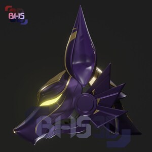 Cyno Burst Mode Helmet Genshin Impact 3D Digital Download - Etsy