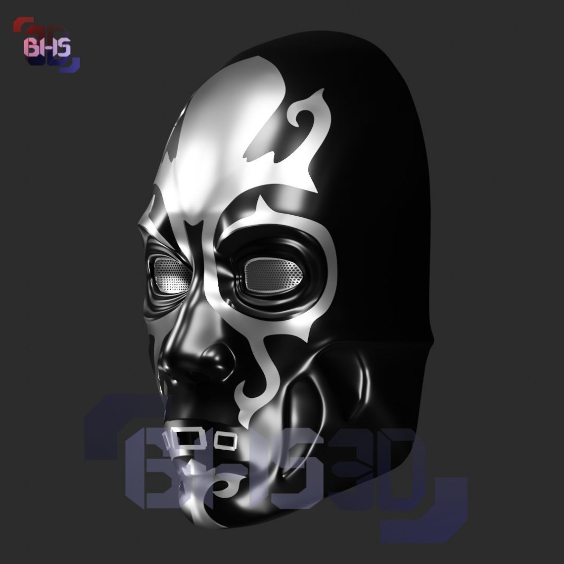 Death Eaters Mask Lucius Malfoy 3D - Etsy