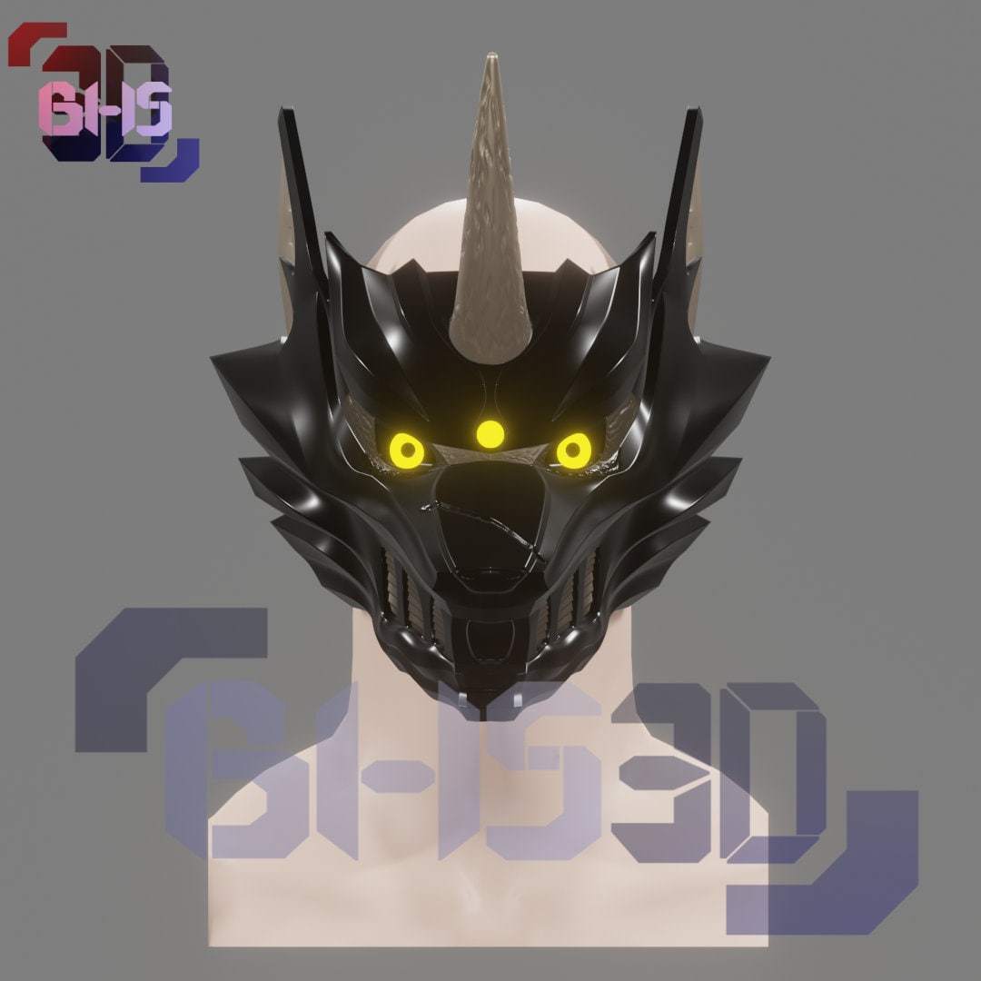Rouki Mask Gaorangers 3D Digital Download - Etsy