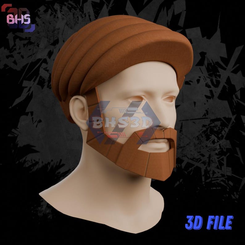 Obi Wan Clone Wars Hair 3D STL File Digital Download - Etsy Canada