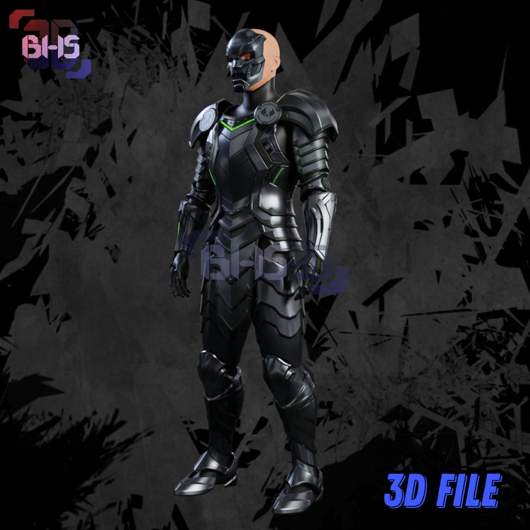 Absolute Doom Set Armor 3D STL File Digital Download - Etsy