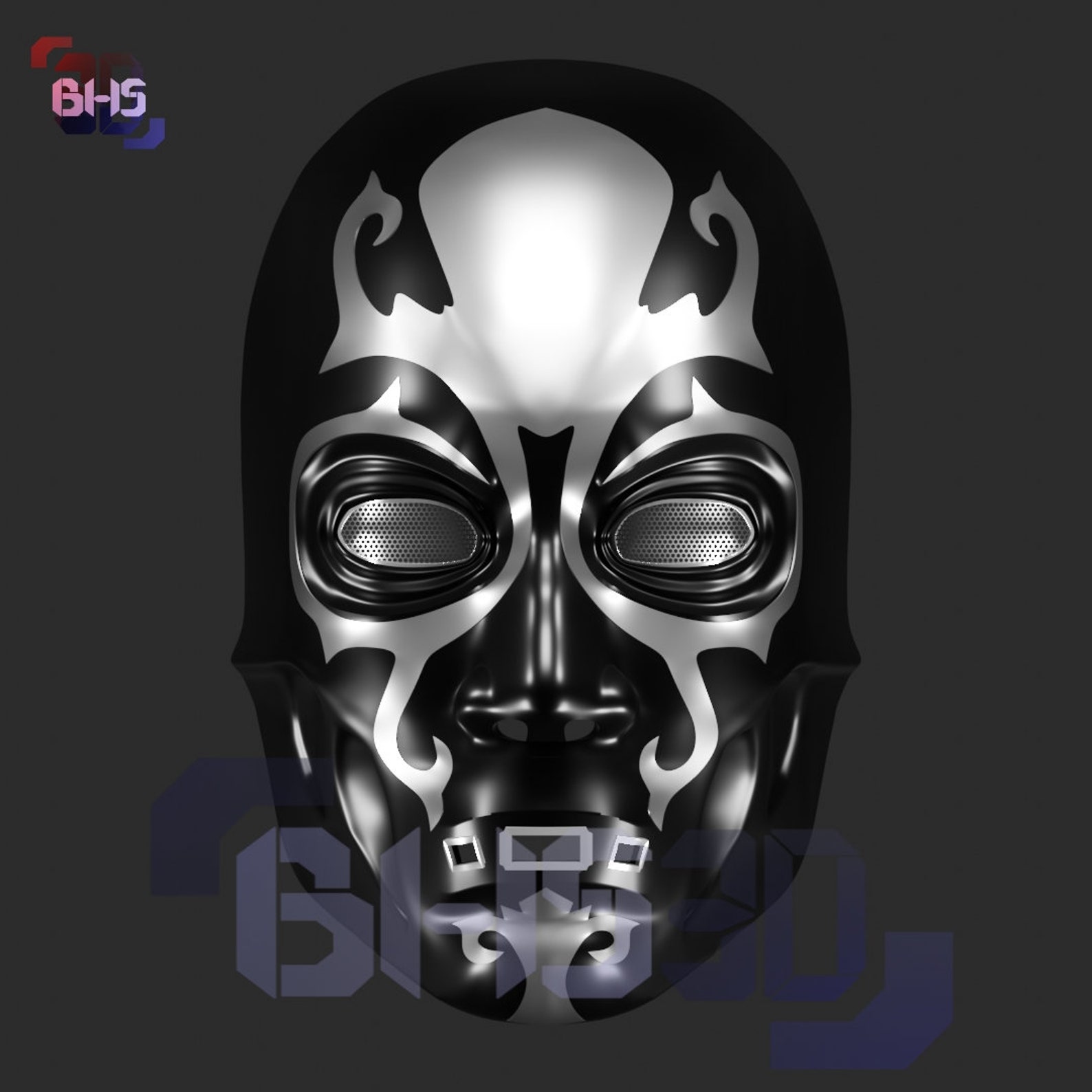 Death Eaters Mask Lucius Malfoy 3D - Etsy