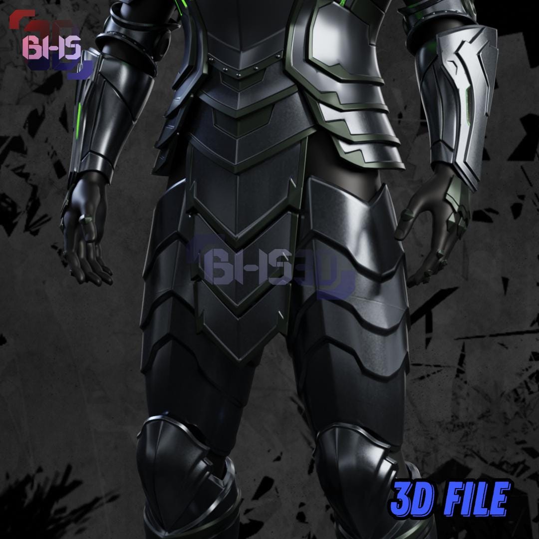 Absolute Doom Set Armor 3D STL File Digital Download - Etsy