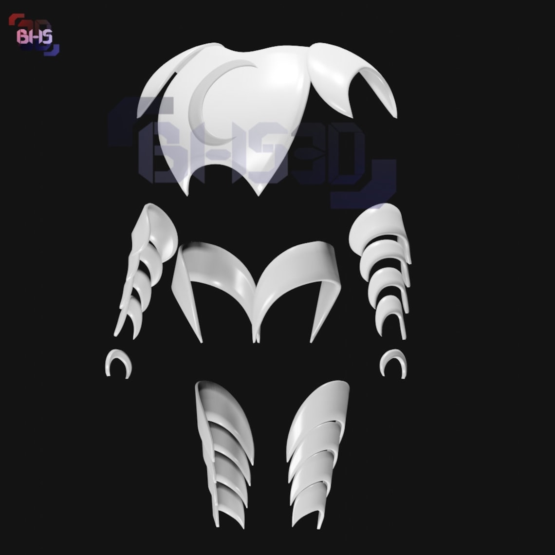 Moonknight Armor 3D - Etsy