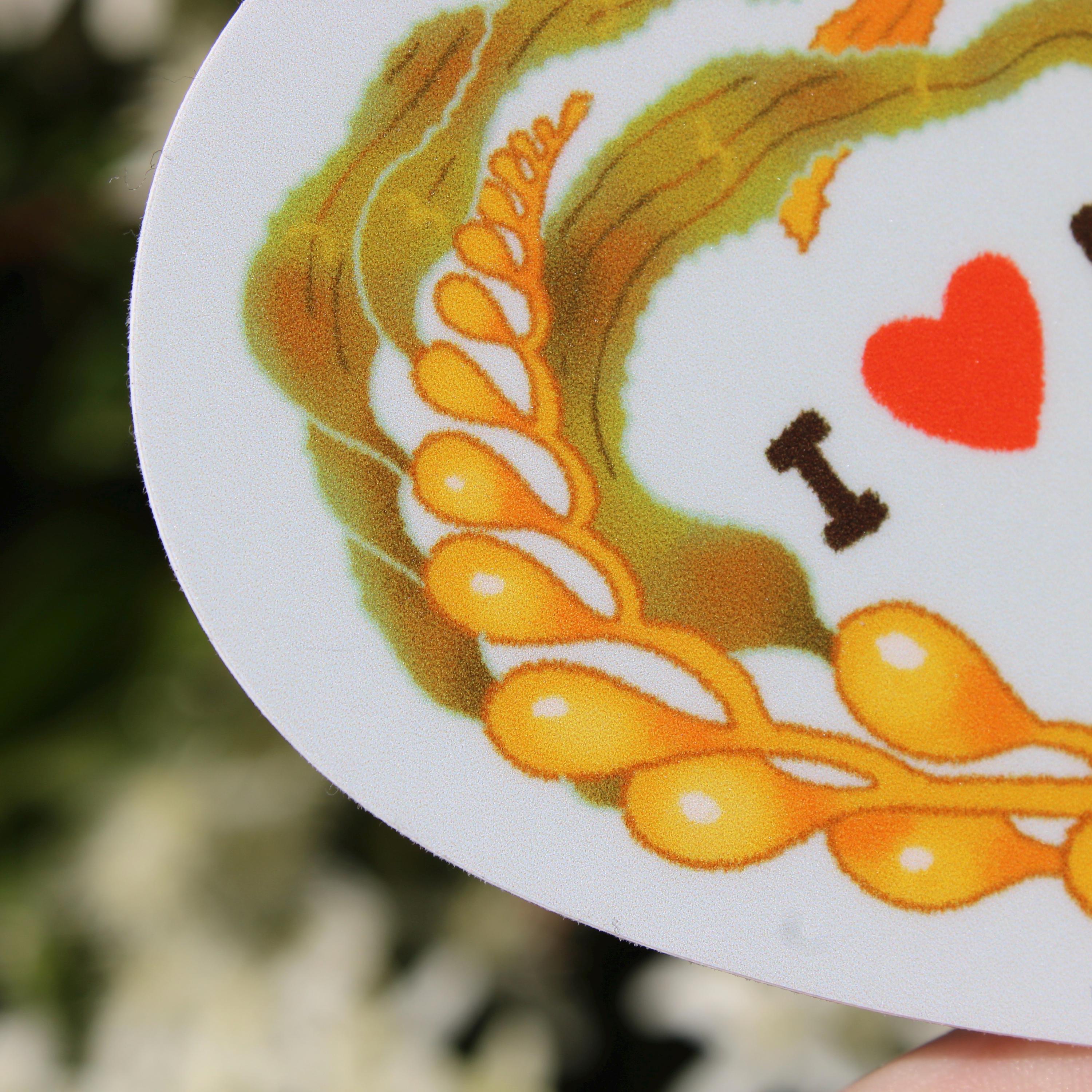 I Love Kelp Sticker | Kelp Forest Algae Marine Biologist Funny Gift - Etsy