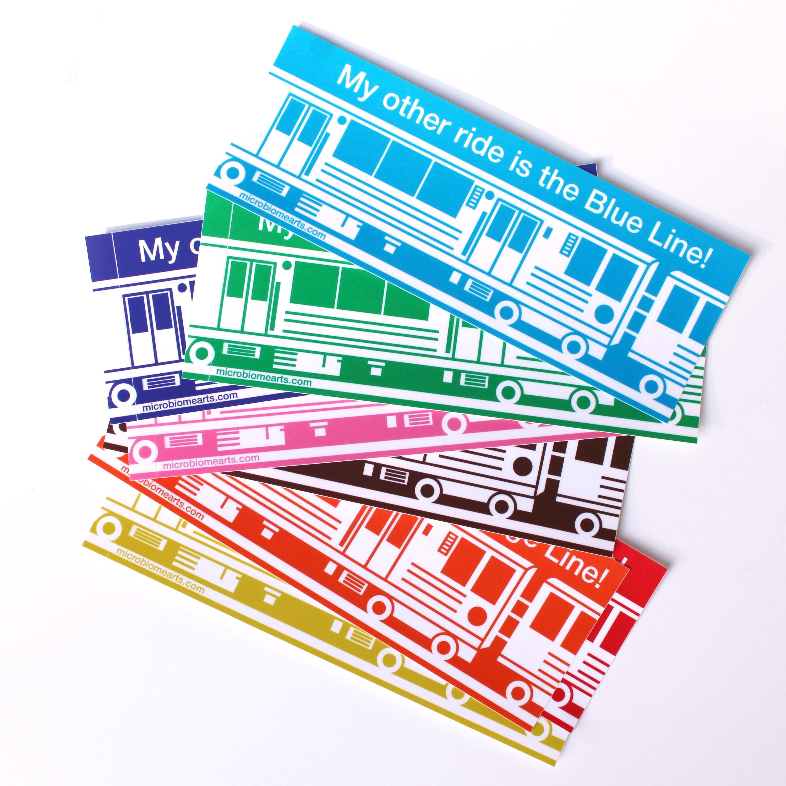 Chicago CTA L Train Bumper Sticker | Subway Inspired Gift - Etsy