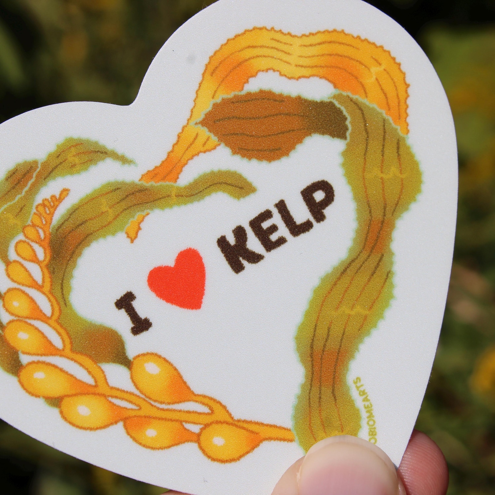 I Love Kelp Sticker | Kelp Forest Algae Marine Biologist Funny Gift - Etsy