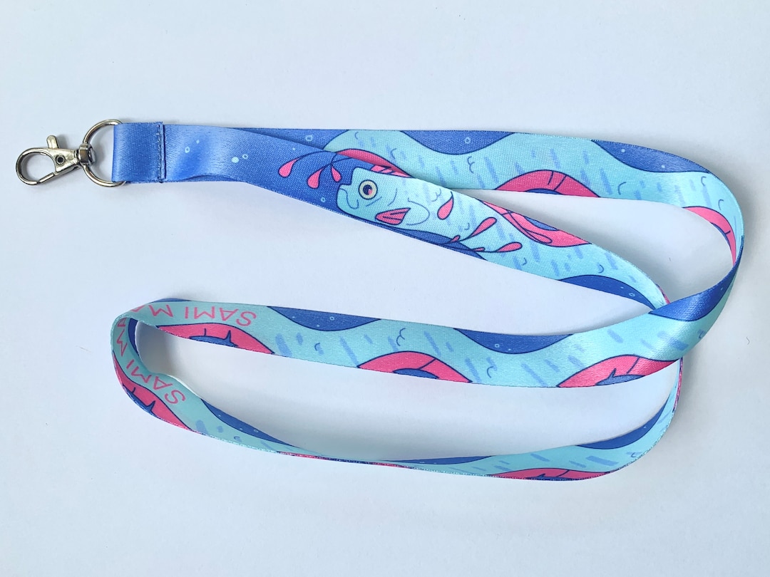 Oarfish Lanyard | Fish Ocean Marine Biology Illustrated Key Lanyard ...