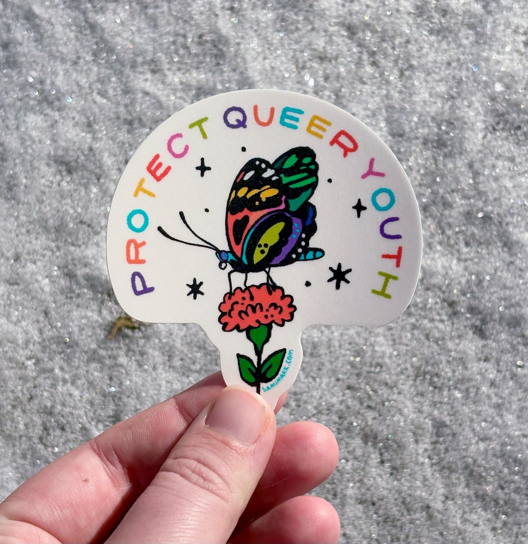 Protect Queer Youth Sticker | Lgbt Queer Pride Butterfly Bug Gift - Etsy