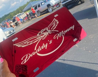 Daddys Money License Plate - Etsy