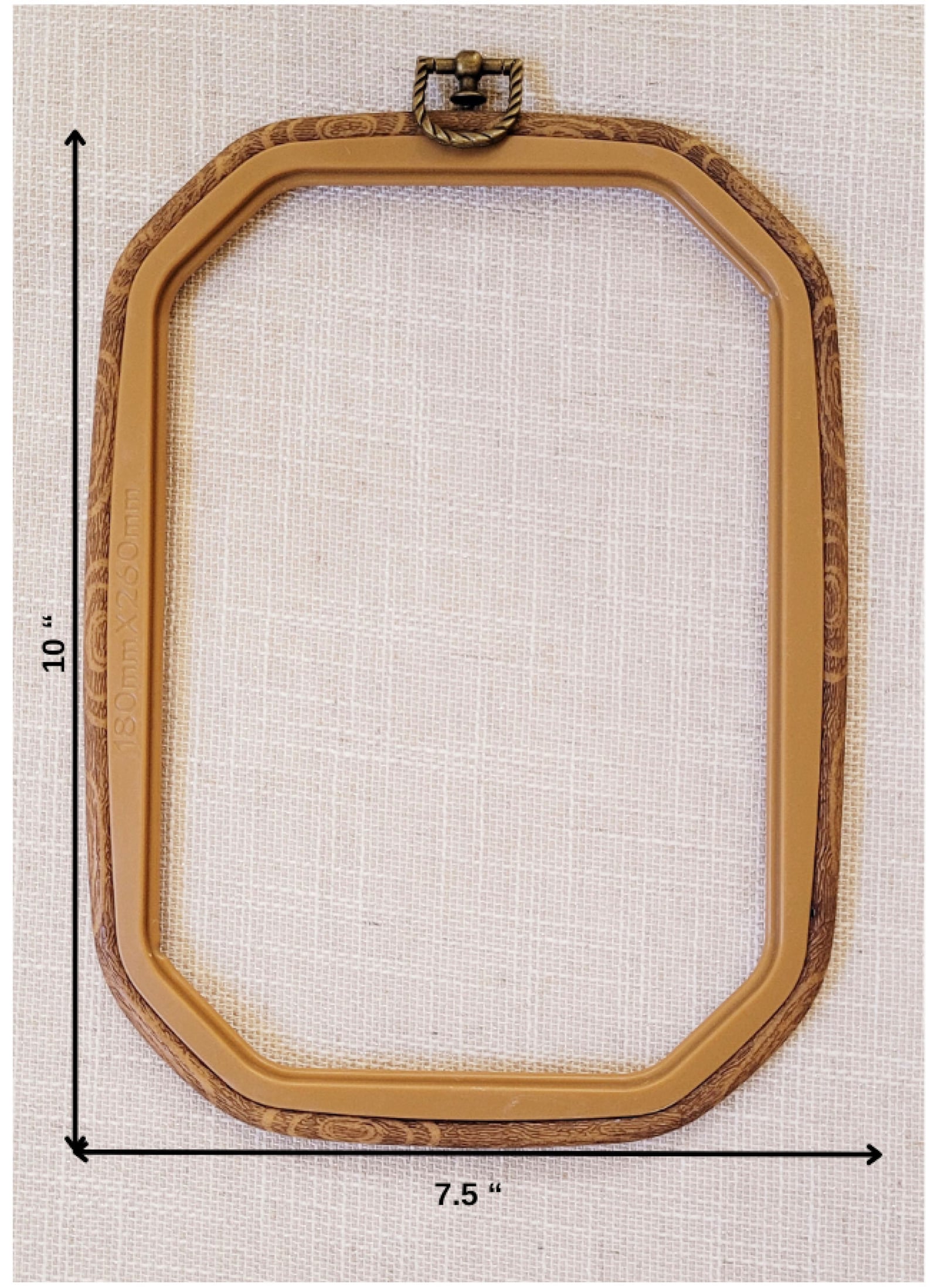 Large Octagon Embroidery Hoops, 3 Pcs Set, Imitated Wood Plastic ...