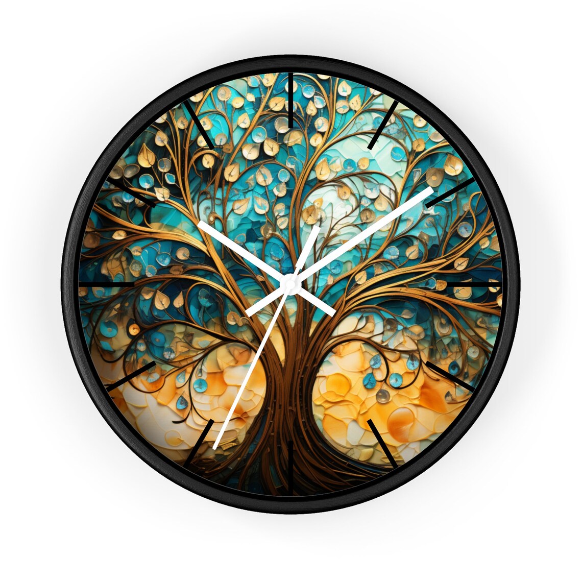Tree of Life Wall Clock,unique Gifts, Unique Wall Clocks, Wooden Wall ...