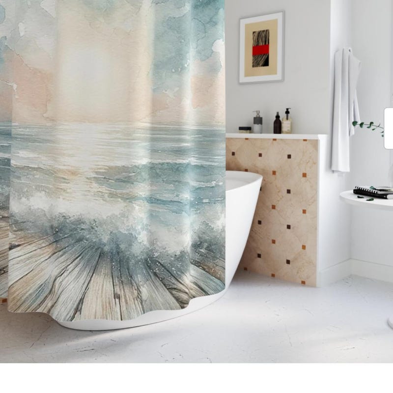 Rustic Shower Curtain - Etsy