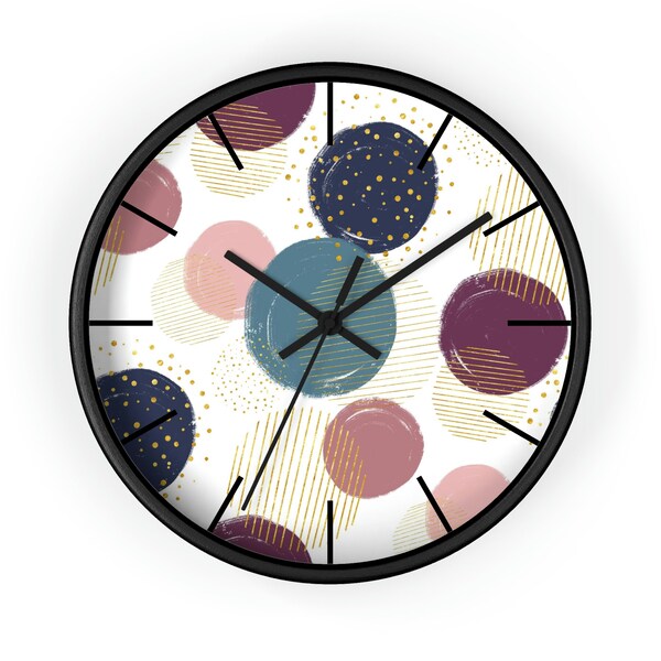 Abstract Wall Clock - Etsy
