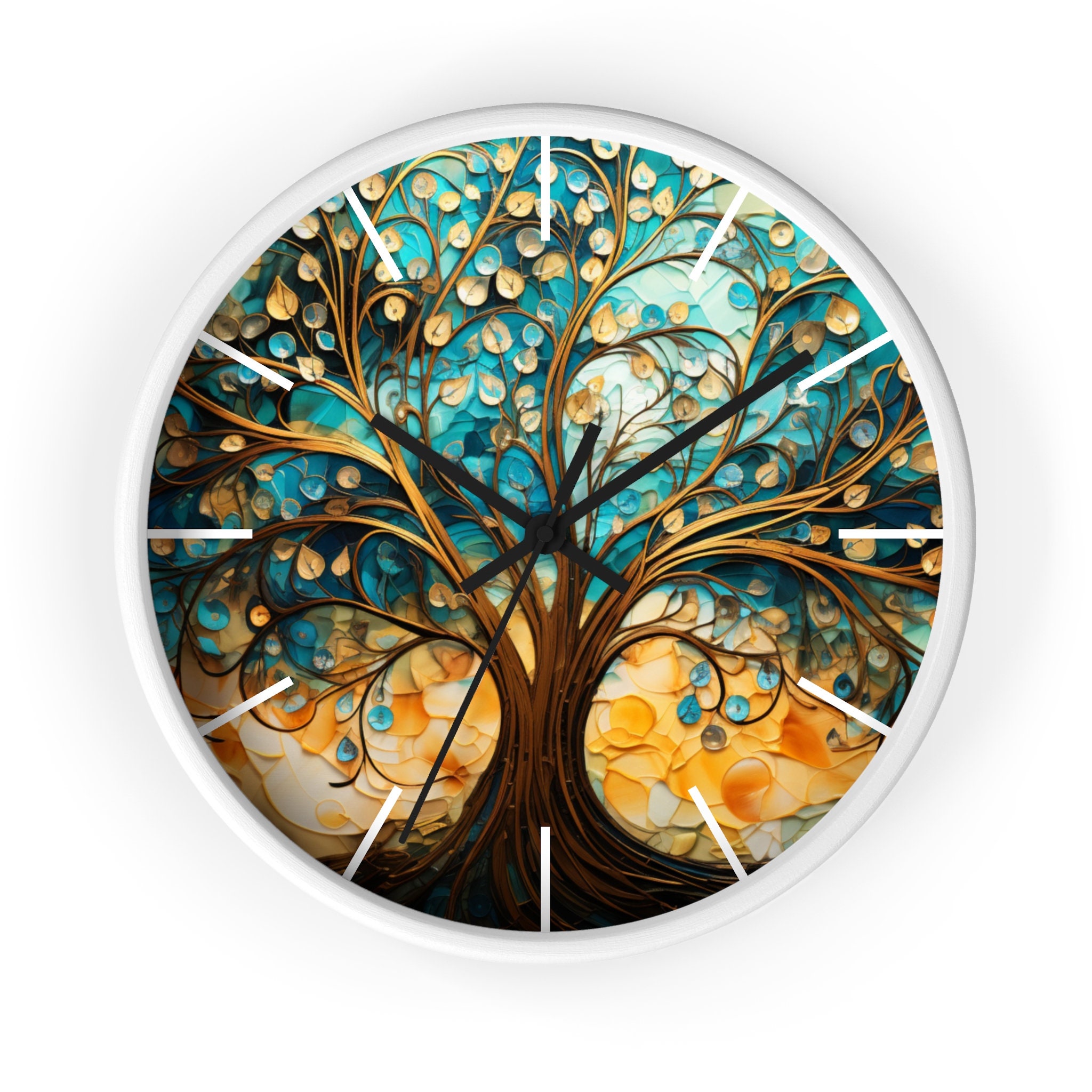 Tree of Life Wall Clock,unique Gifts, Unique Wall Clocks, Wooden Wall ...