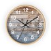 Wooden Wall Clock With Numbers, Farmhouse Wooden Clock, Weathered Fence ...