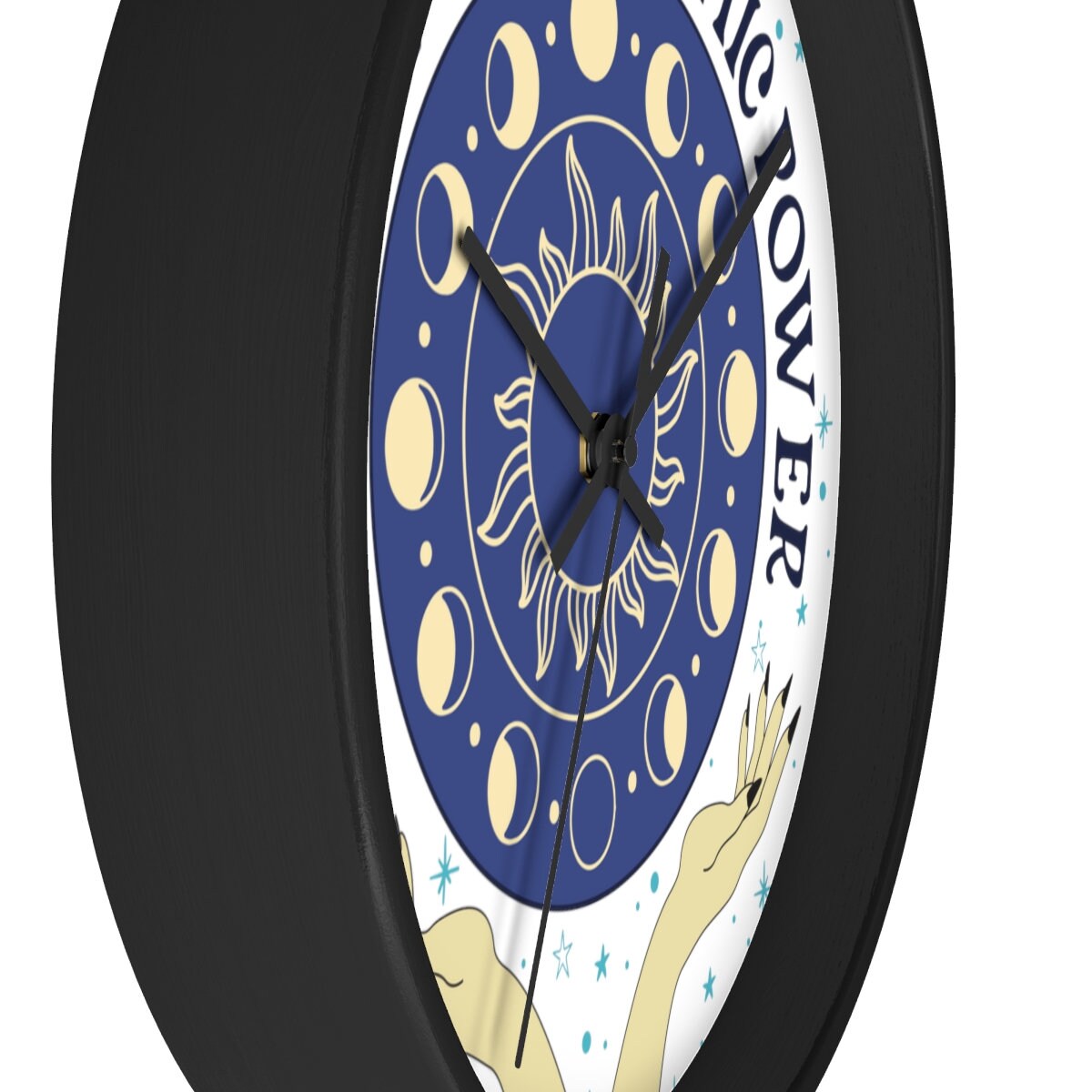 Moon Phase Clock, Cosmic Clock, Release Your Power, Sun and Moon Art ...