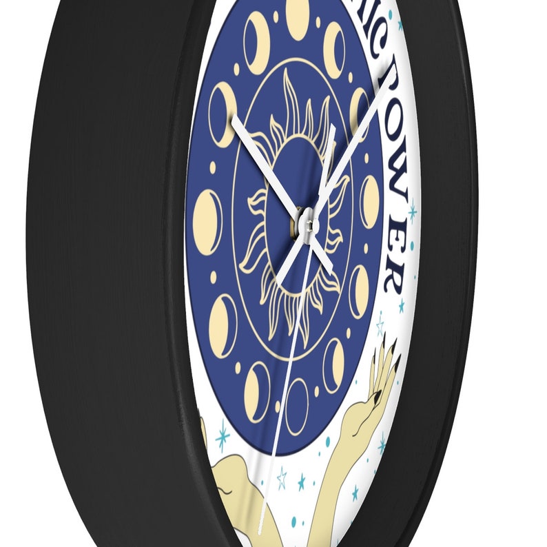 Moon Phase Clock, Cosmic Clock, Release Your Power, Sun and Moon Art ...